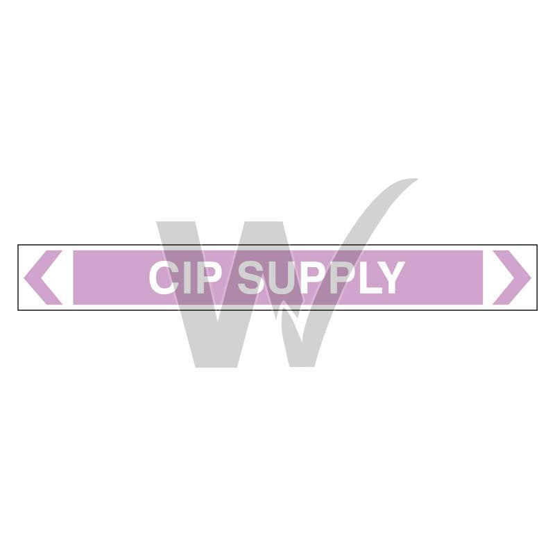 Pipe Marker - CIP Supply — Wilcox Safety & Signs