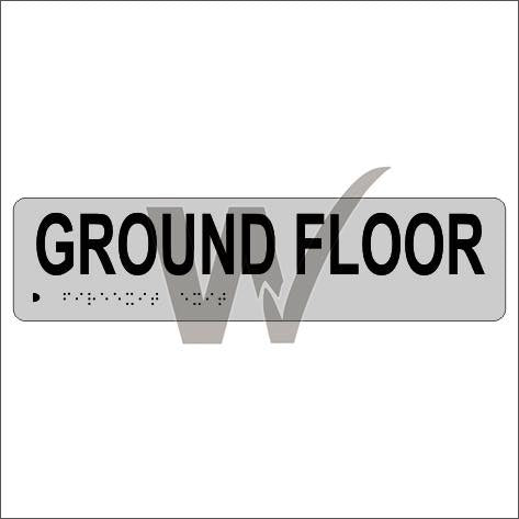 Braille Sign - Ground Floor — Wilcox Safety & Signs